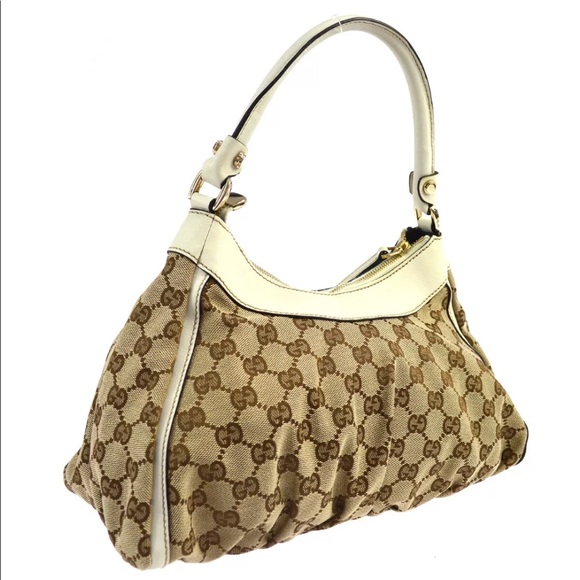 Gucci | Bags | Gucci Gg Pattern Hand Bag Canvas | Poshmark